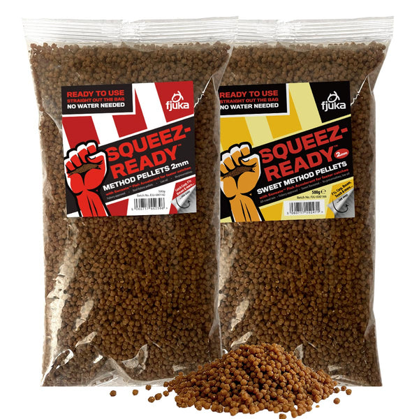Fjuka - Squeez-Ready Method Pellets 2mm – Derek's Angling