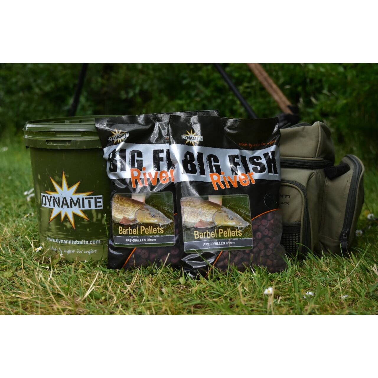 Dynamite - big fish river pre-drilled barbel pellets 1.8kg – Derek's ...