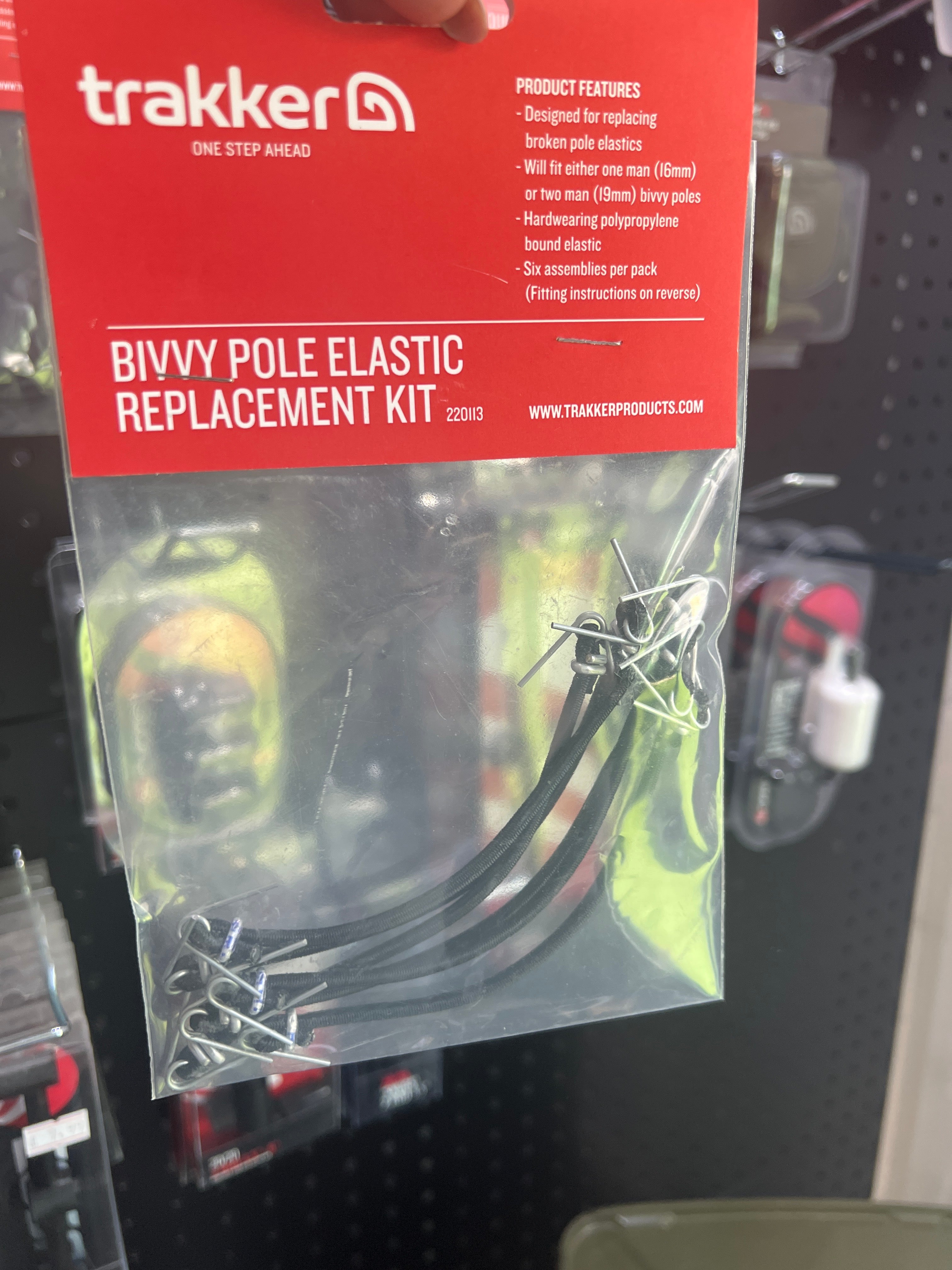 Trakker - Bivvy Pole Elastic Replacement Kit – Derek's Angling