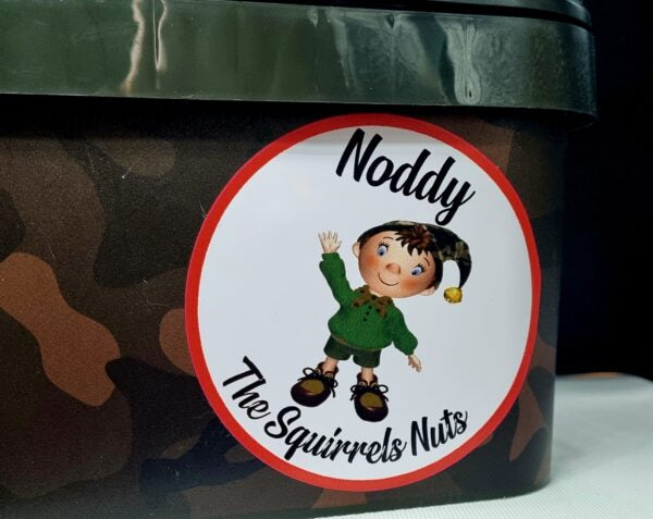 The Squirrels Nuts - Noddy Bucket Sticker – Derek's Angling